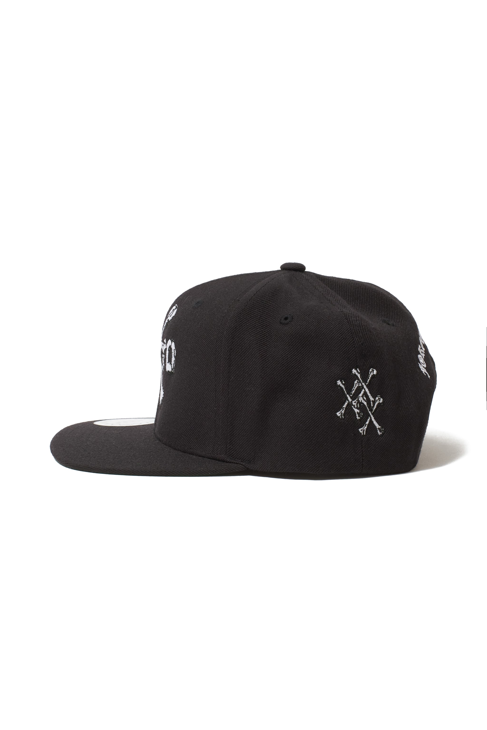 【MAYO】【WEB LIMITED】MAYO CROSS BONE Embroidery CAP - BLACK