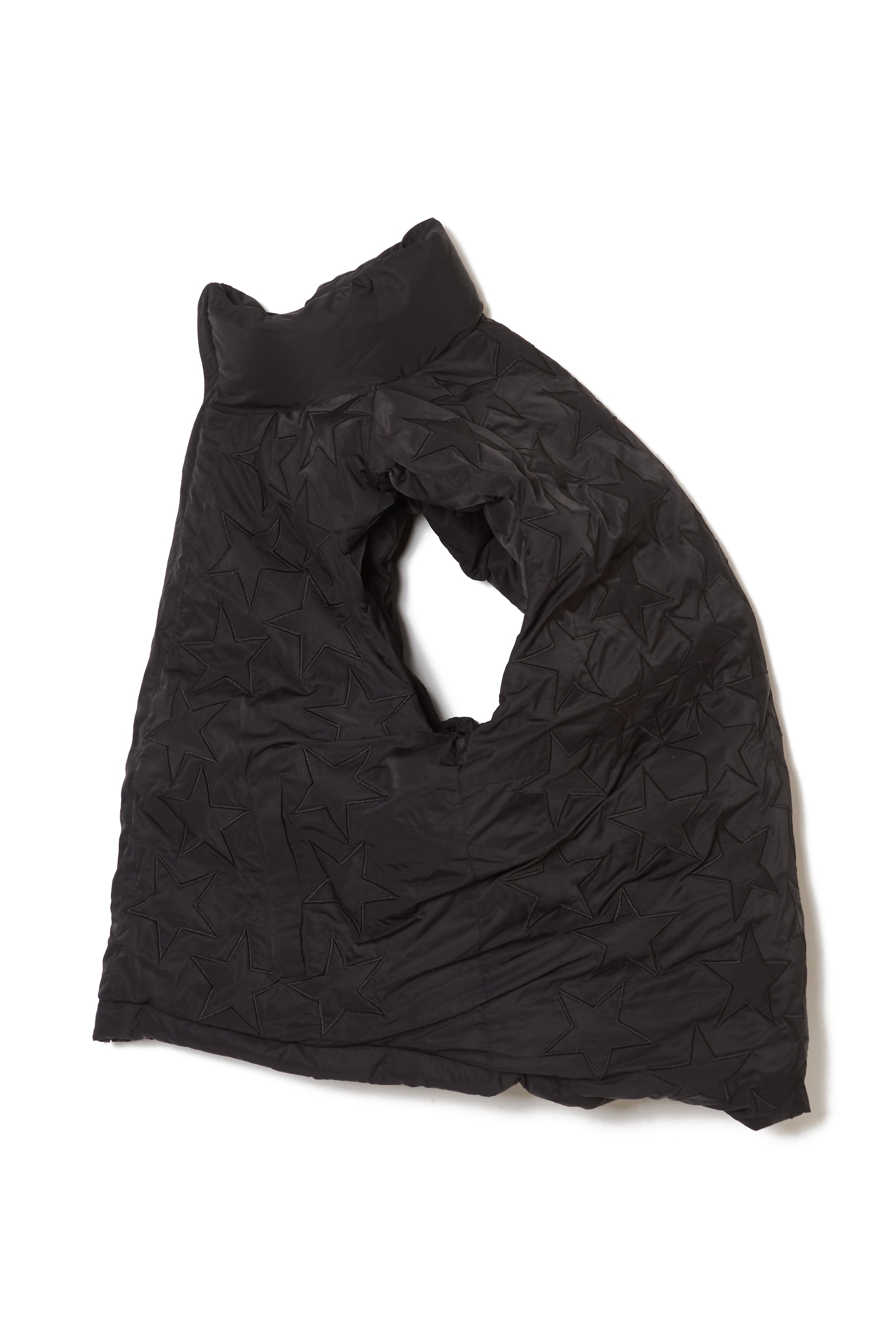 METEOR SHOWER EMBROIDERY NYLON REVERSIBLE DOWN VEST – MAYO